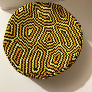 Hand Crafted | Accessories | Hand Crafted Kufi Kofi Hat Yellow Orange ...